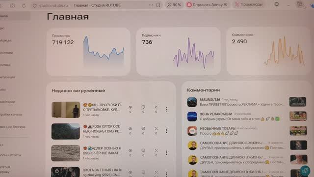 3. Статистика, аналитика, монетизация на Рутуб 5 апреля 2026