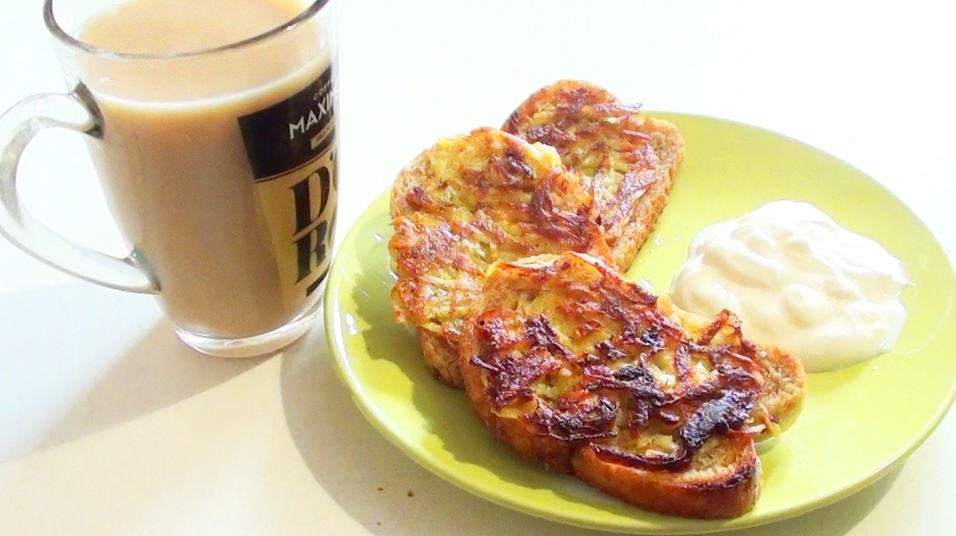 Картофельные гренки на завтрак - рецепт