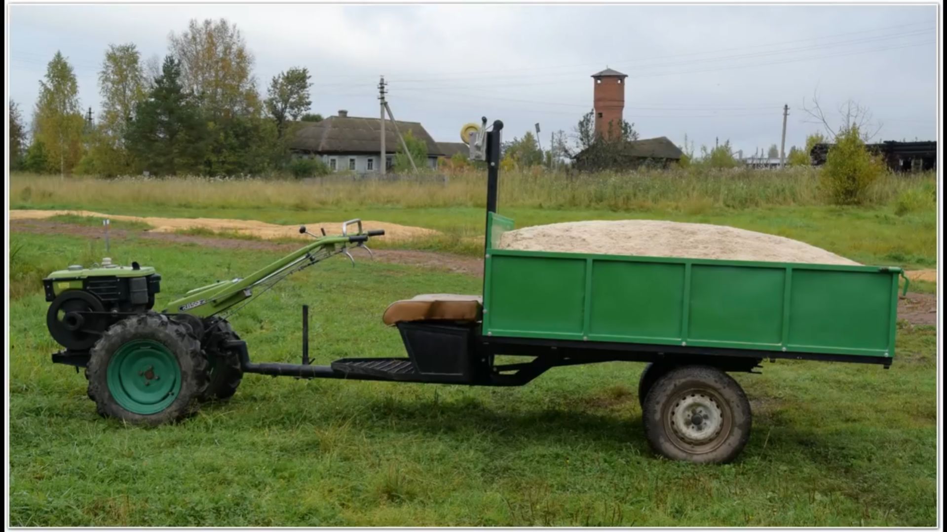 Моя тележка для мотоблока CROSSER CR-M10