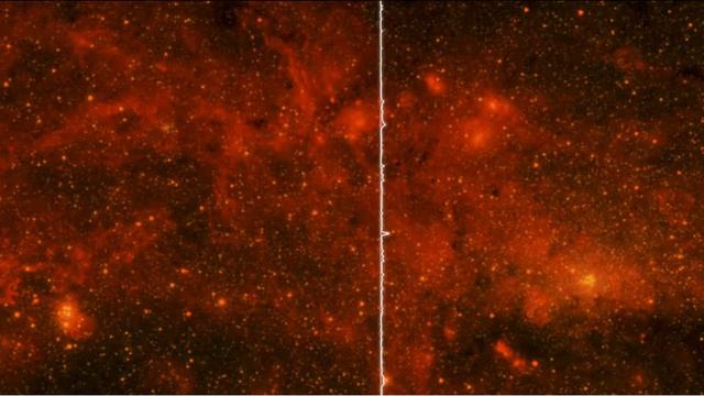Galactic Center Sonification (Infrared)