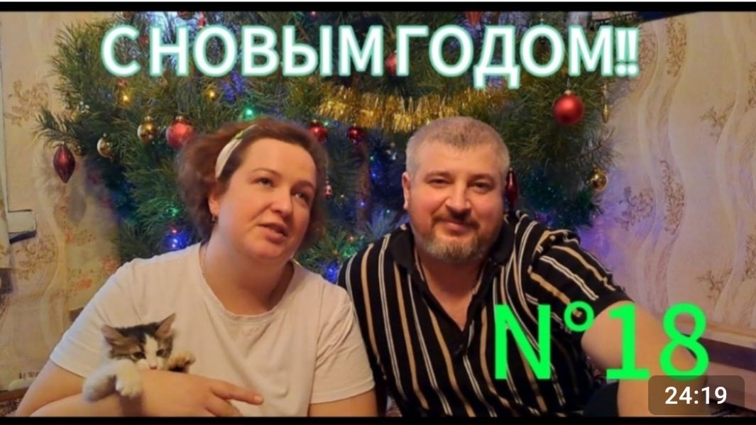 N°18. С НОВЫМ ГОДОМ || НАША НОВОГОДНЯЯ ЁЛКА #жизньвдеревне #домвдеревне #переселенцы #новыйгод #ёлка