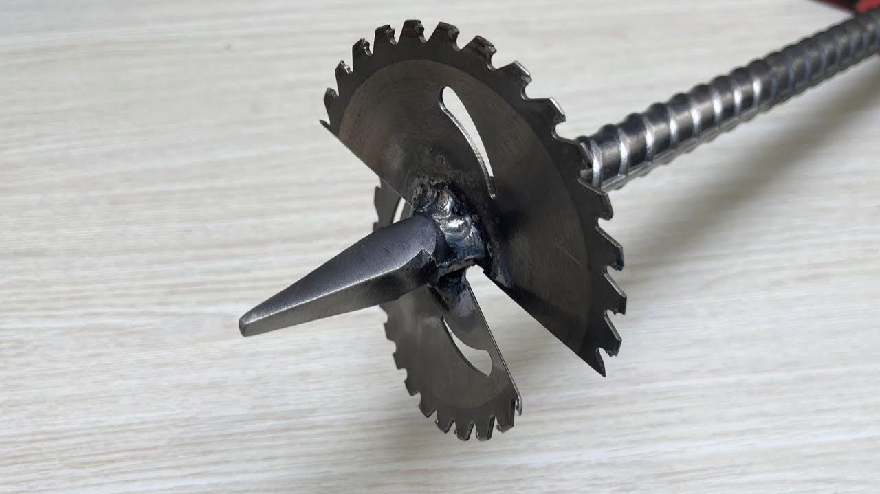 👉 Не покупай садовый бур — сделал из диска циркулярки и сэкономил