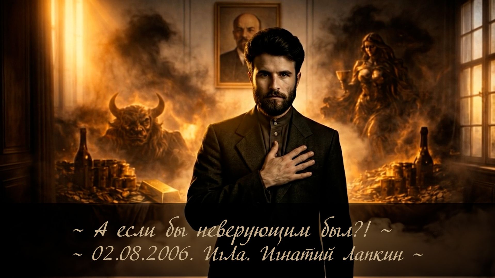 Стихотворение ~ А если бы неверующим был?! ~ ~ 02.08.2006. ИгЛа. Игнатий Тихонович Лапкин ~