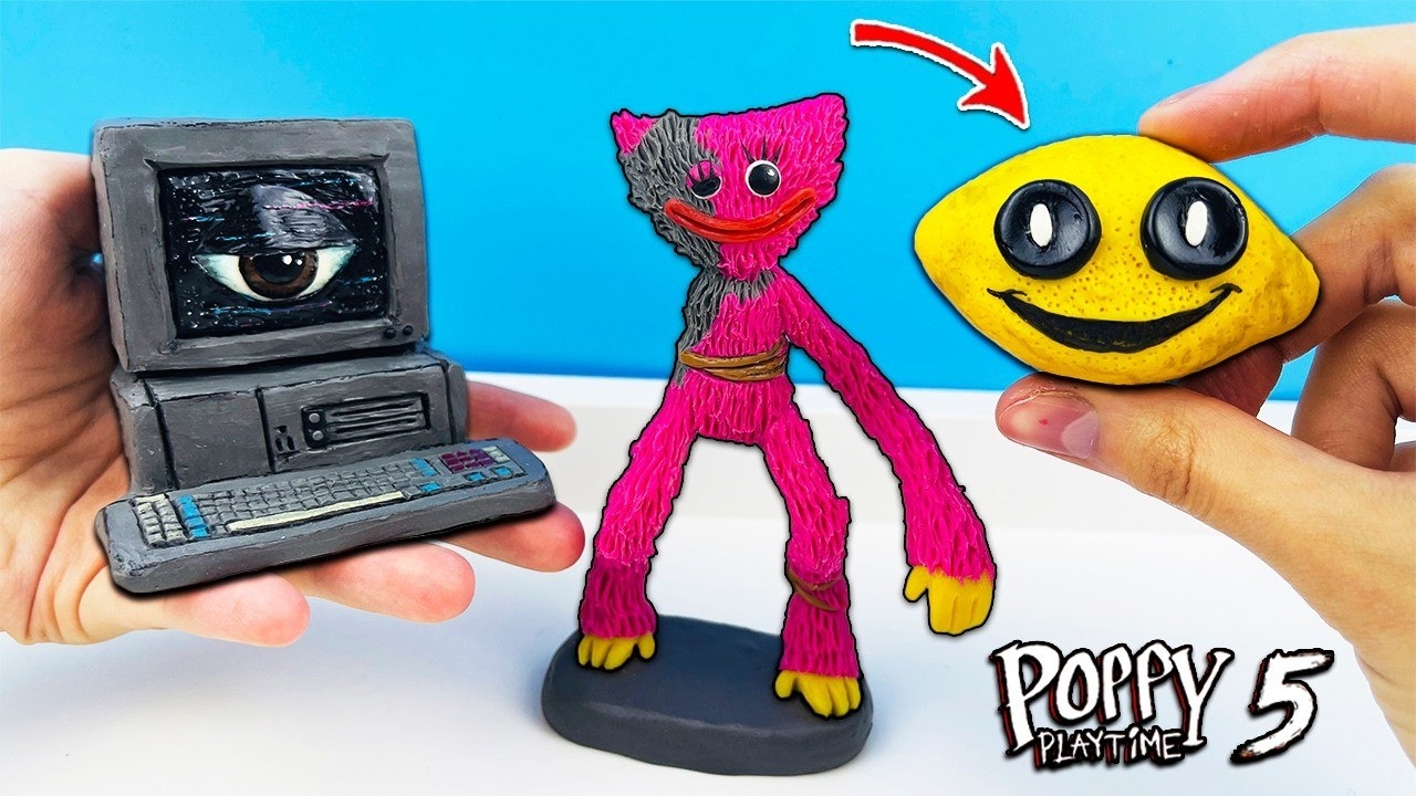 [Лепка ОК] ПОППИ ПЛЕЙТАЙМ 5: Лепим Кисси, Лимон и Харли Сойер | Poppy Playtime Chapter 5