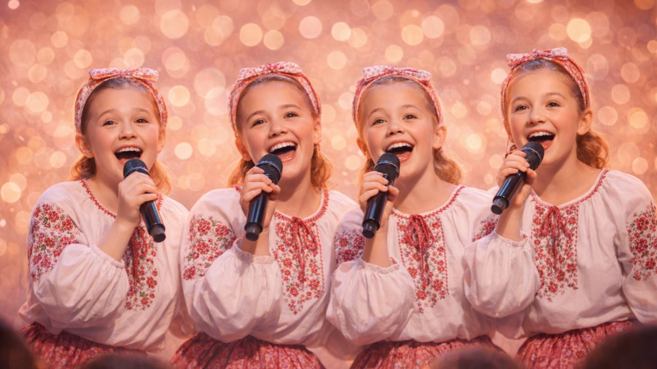 "Серёжки хотим". Детская вокальная студия "Талисман". Фестиваль "Траектория Таланта"