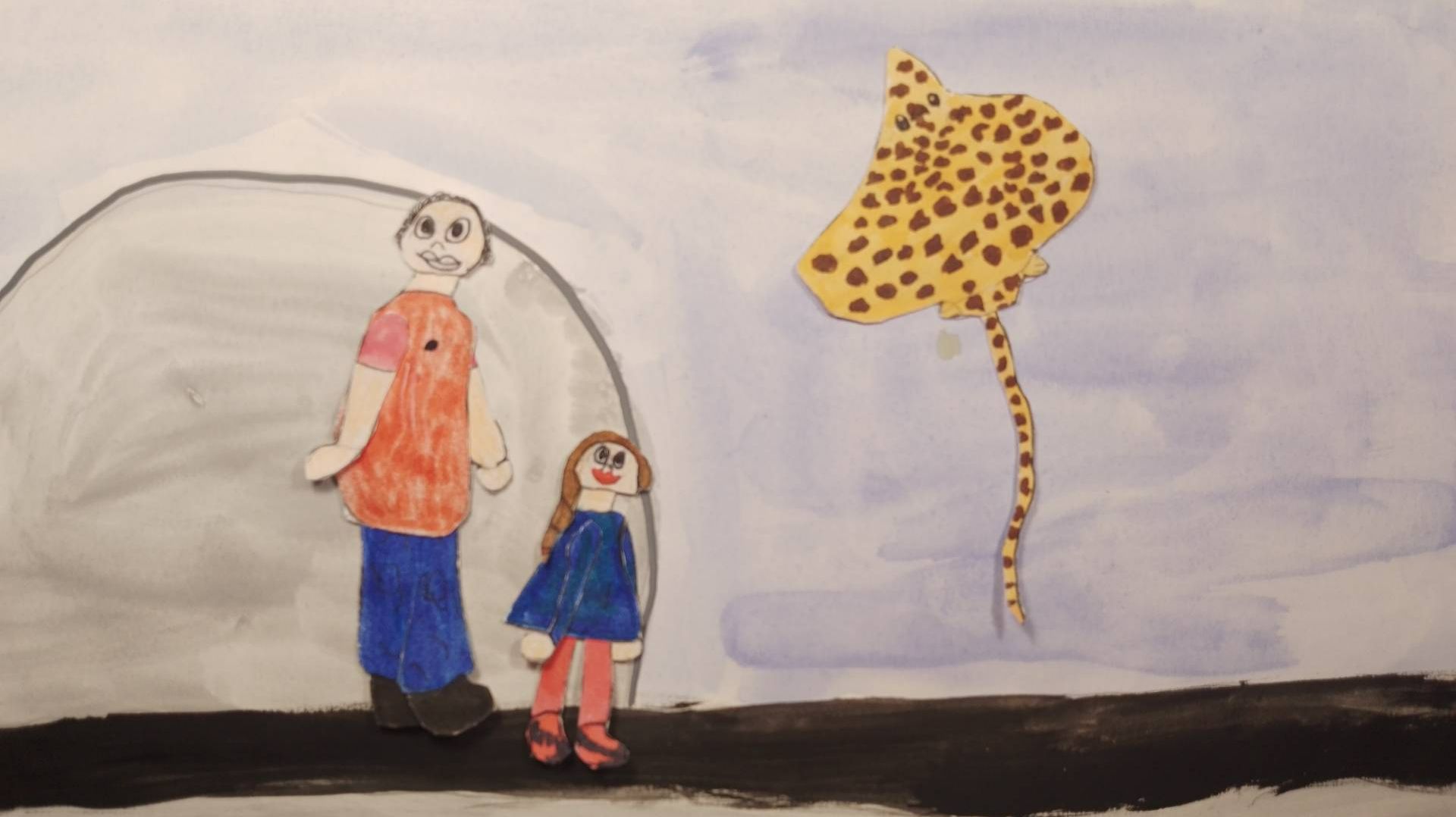 "Кольчатый скат хвостокол и я". Четвёртый мультфильм из цикла «Обитатели Приморского океанариума»