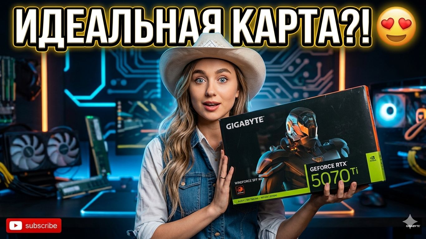 Влезет в любой ПК? Обзор и тесты GIGABYTE RTX 5070 Ti SFF 16Gb с wildberries