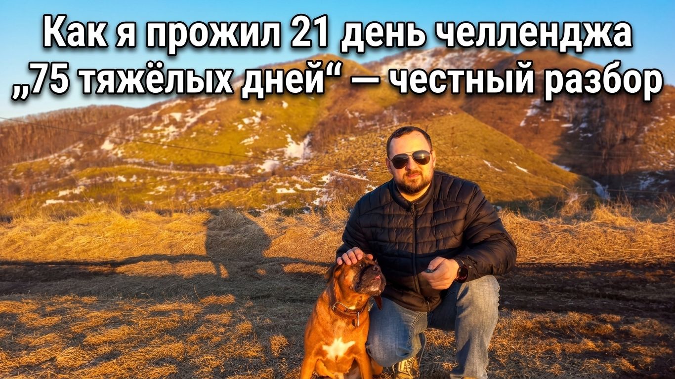 Как я прожил 21 день челленджа "75 тяжелых дней" - честный разбор