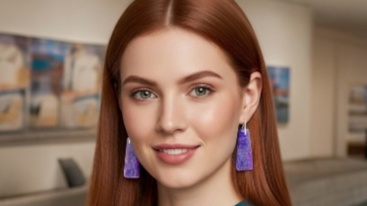 Агатовые серьги “Пурпурный закат”. Агат «Вены дракона»