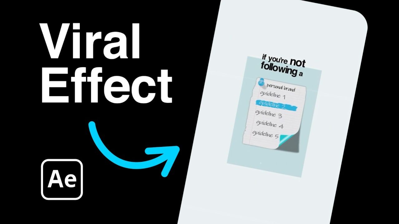 How to Edit VIRAL REELS ｜ Advanced Motion Graphics Tutorial