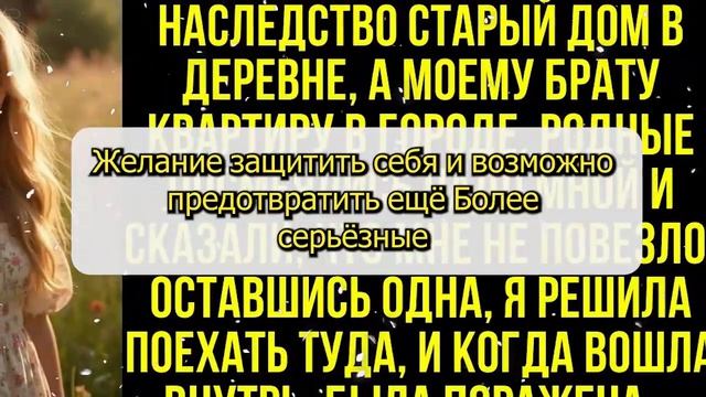 Бабушка оставила мне в наследство старый дом в деревн_