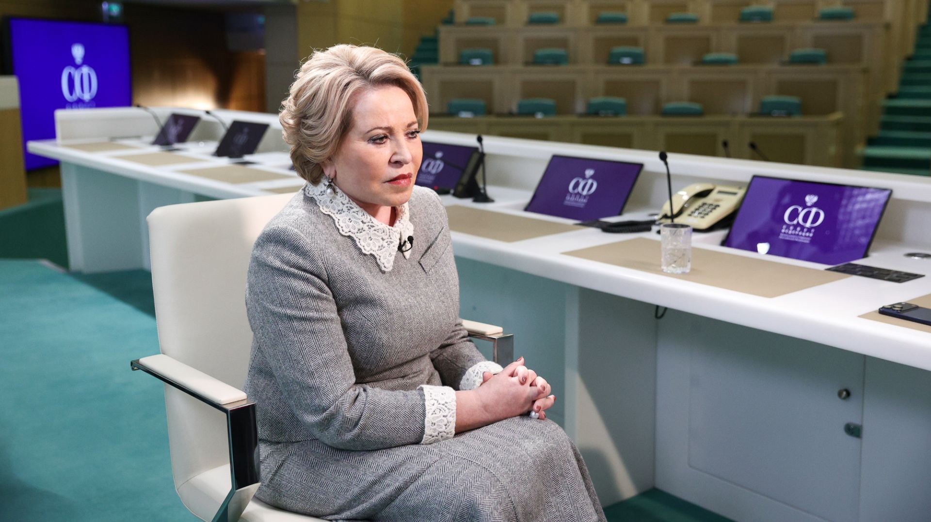 Интервью Председателя Совета Федерации Валентины Матвиенко автору ИС «Вести» Ольге Скабеевой