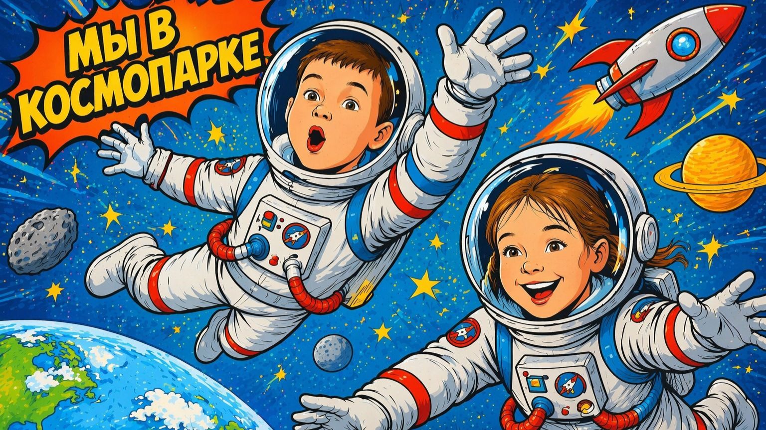 Погнали на экскурсию в КОСМОПАРК!