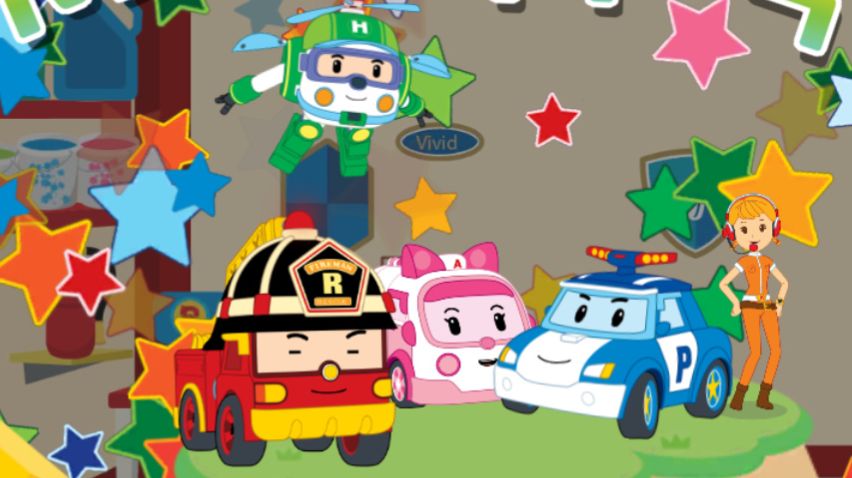 Робокар Полли. Городские спасатели.  Чиним водопровод. Для детей. ч  5.