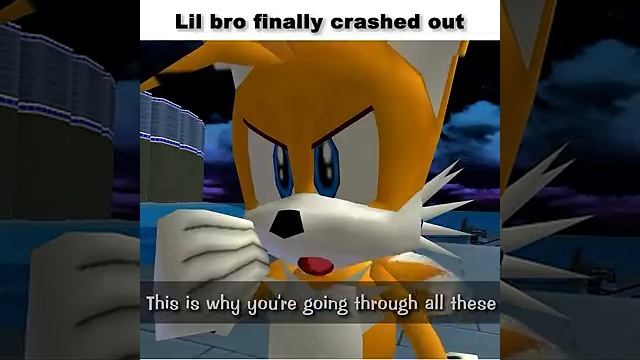 Tails crashes out #sonic #memes