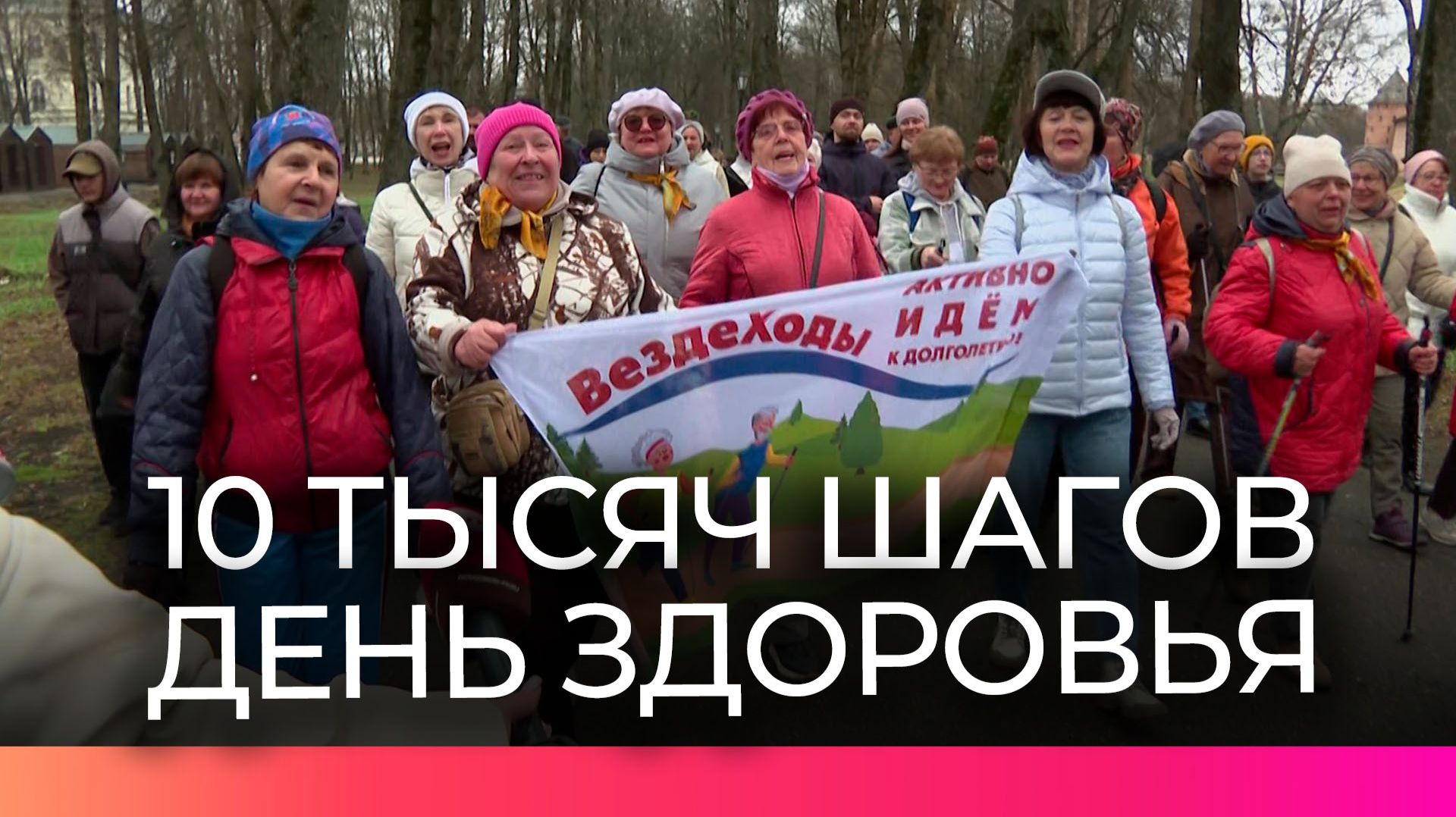 В Великом Новгороде прошла акция «10 тысяч шагов к жизни»