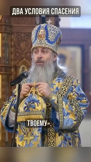 Два условия спасения