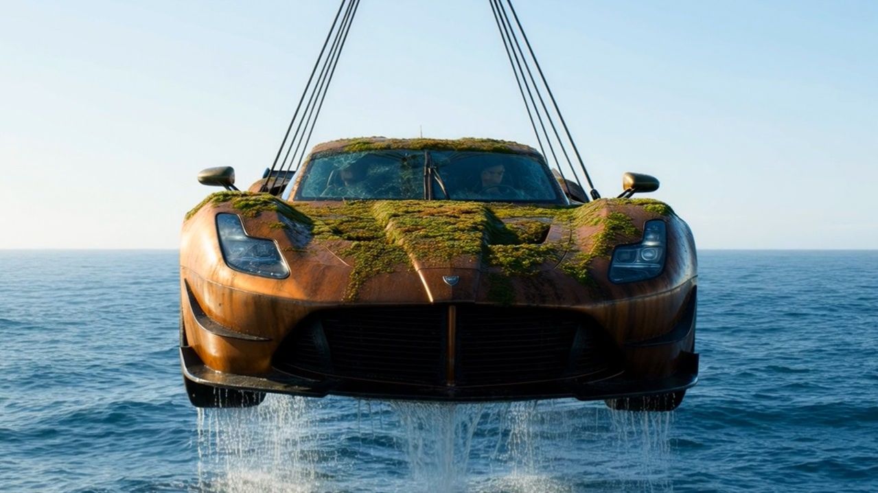 После многих лет, проведенных на дне Океана… Реставрация этого Bugatti Veyron Невероятна! Мультики