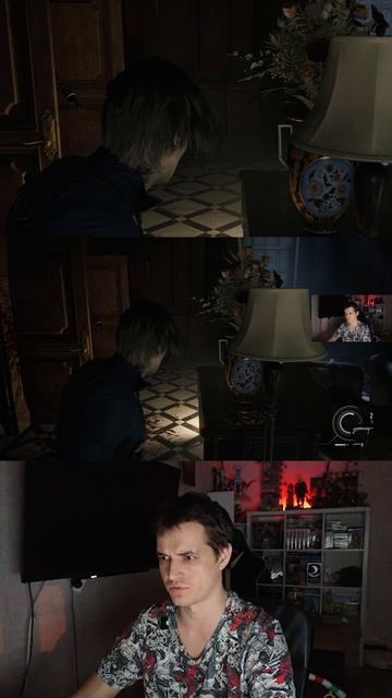 Прием Леона сквозь дверь 🐞 #residentevilrequiem #bug #last_student #games