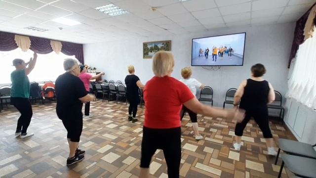 Фрагмент 4 занятия по программе Зумба голд, 06.04.26