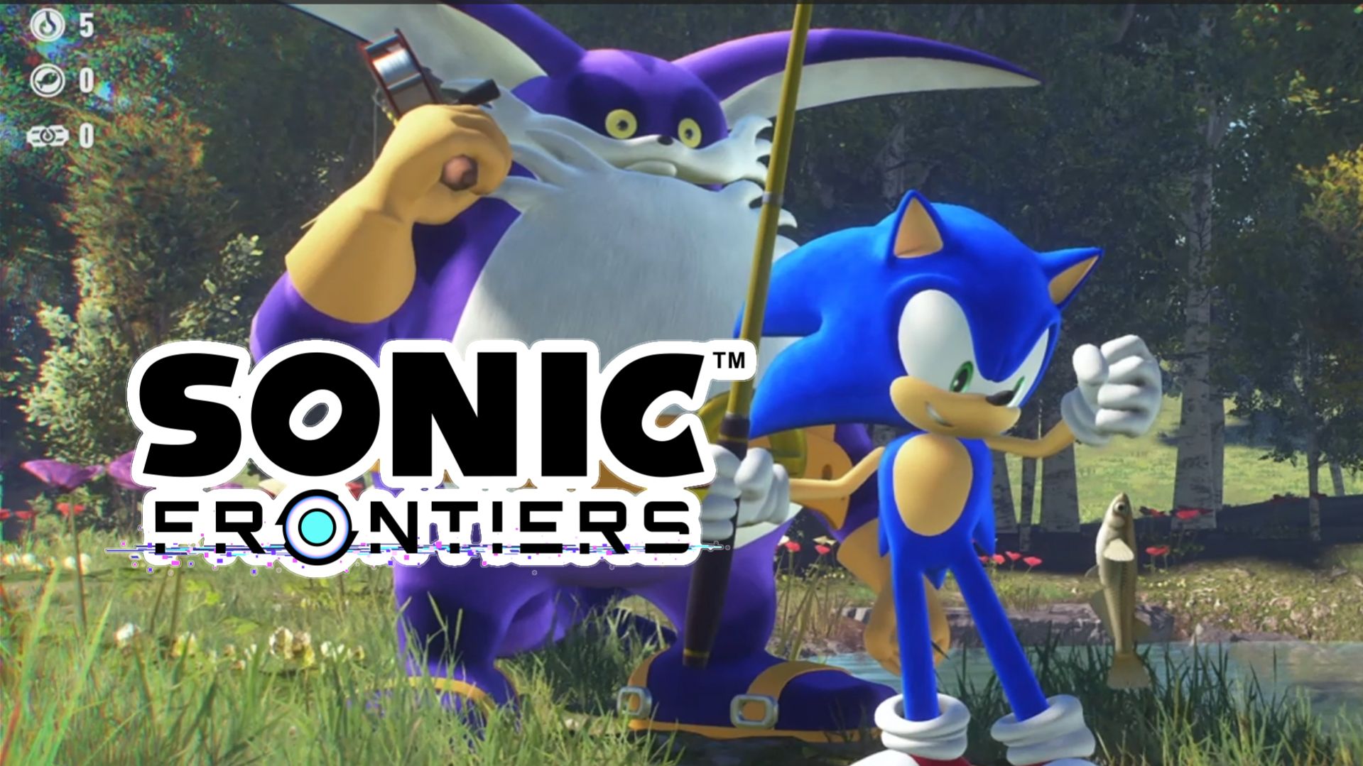 SONIC FRONTIERS #6. Соник продолжает исследовать остров. Рыбалка у Бига.