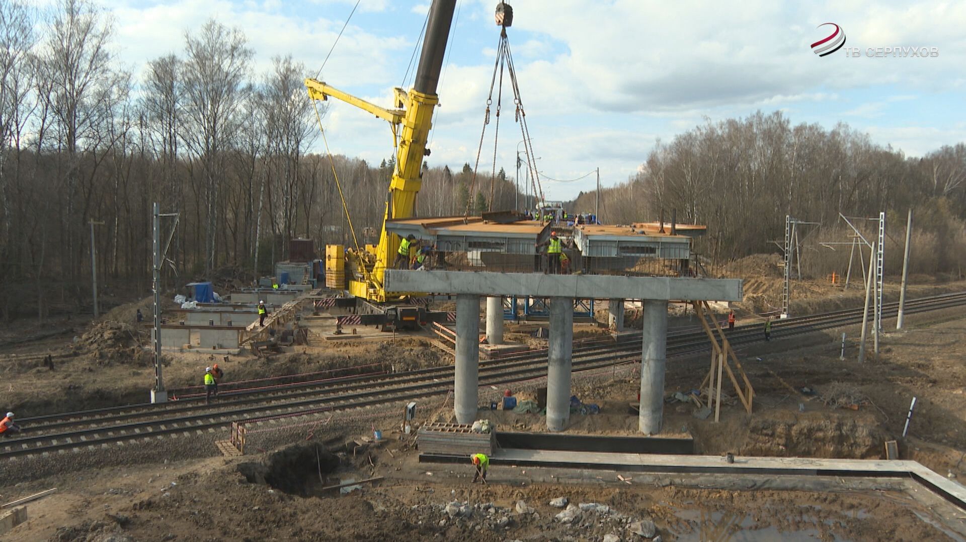 Реконструкция путепровода у деревни Лукино завершится ранее запланированного