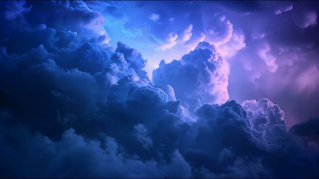 Ночное Небо и Облака – Глубокий Релакс – 3 Часа