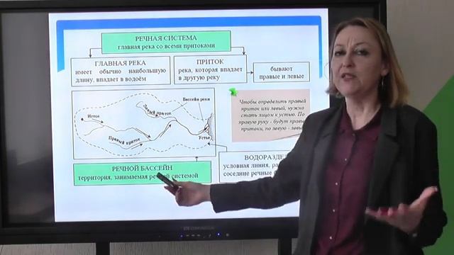 Урок географии 6 класс Поверхностные воды Реки Учитель-методист Пикулик ВВ