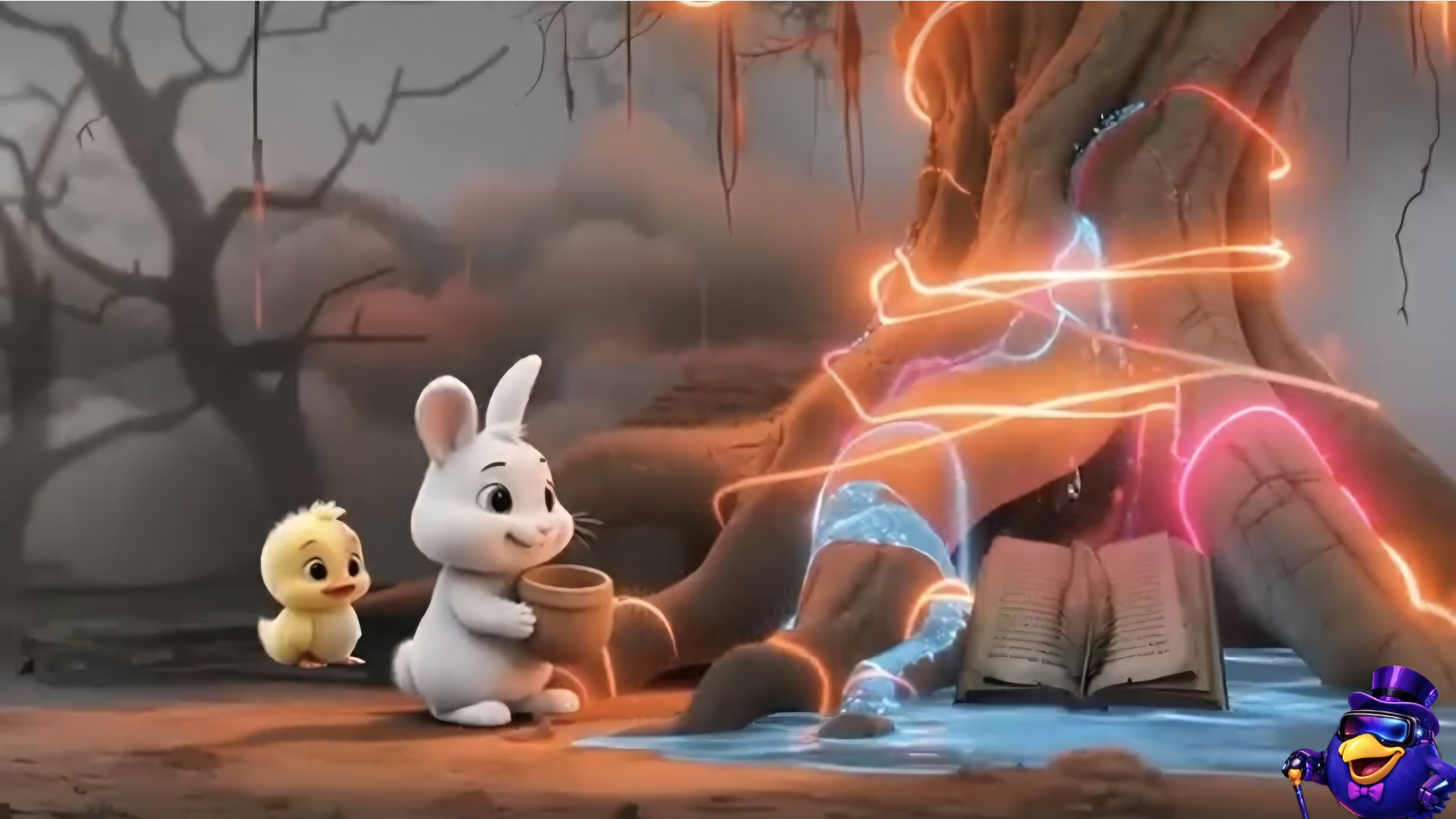 МУЛЬТИК ДЛЯ ДЕТЕЙ КАК ЗАЙЧИК🐰 И УТЁНОК🐥 РАЗРУШИЛИ ЗЛЫЕ ЧАРЫ. МУЛЬТФИЛЬМЫ ДЛЯ МАЛЬЧИКОВ И ДЕВОЧЕК.