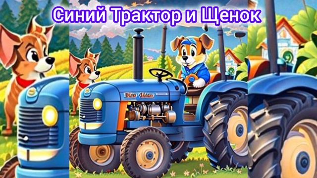 Синий Трактор и Щенок | Сказка | Сказки детям 📚 | Сказки на ночь 😴 Аудиосказка 📖 🙂#сказка #детям