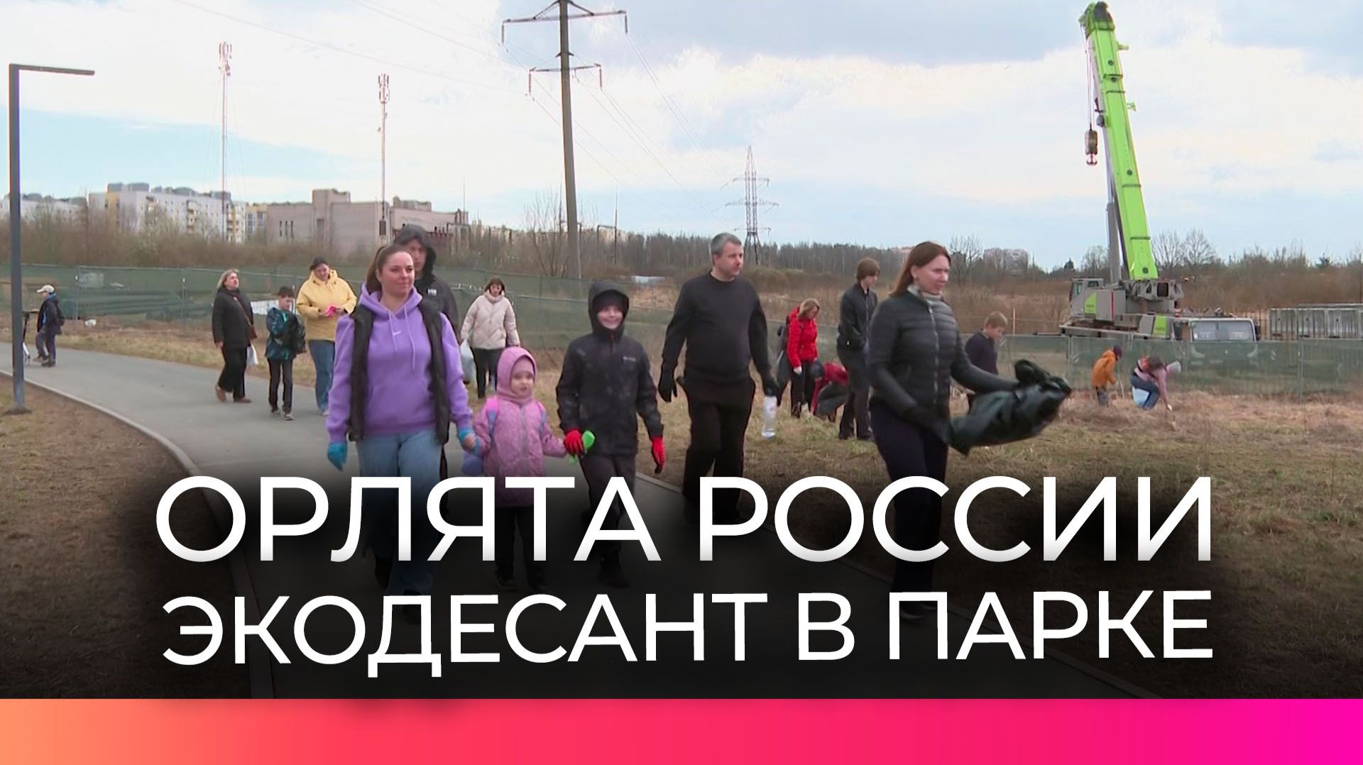 В Веряжском парке «Орлята России» провели субботник