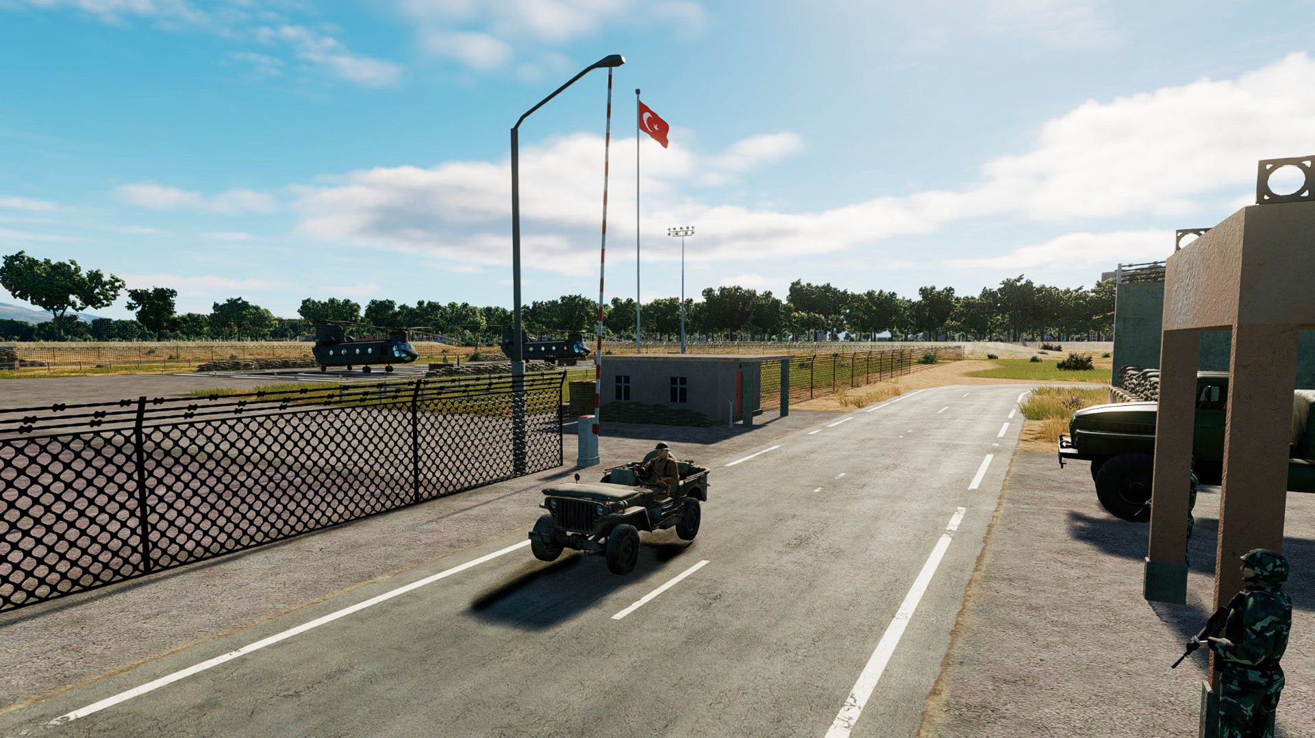 DCS: Syria Map - Turkish Military Base Willys Tour