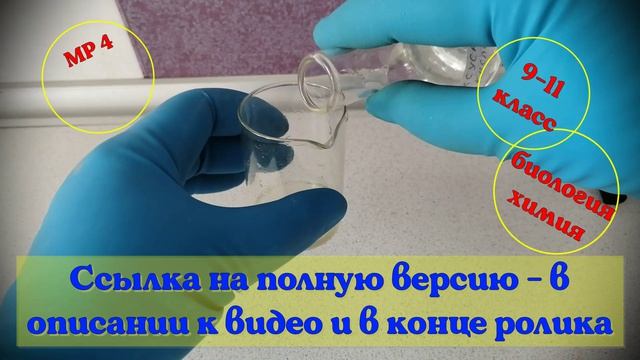 Денатурация белка. Видеоурок.