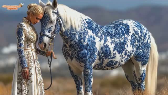 Необычные волшебные животные. ИИ-анимация.