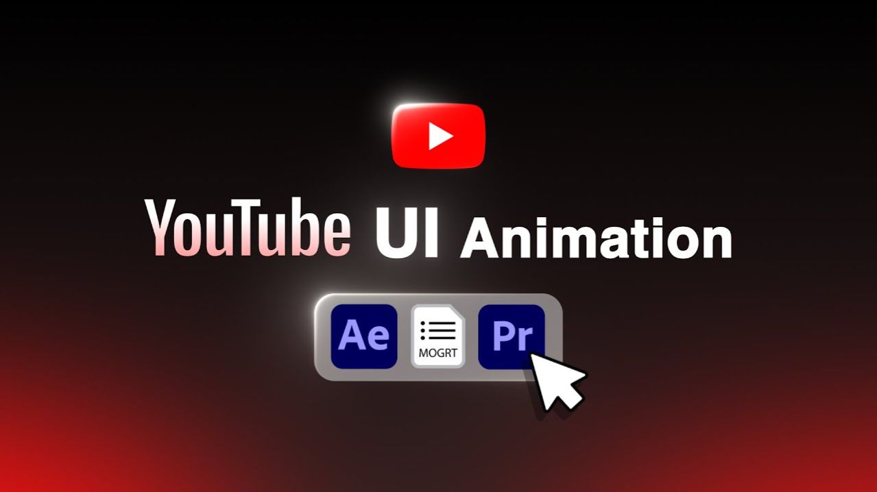 How to create Youtube UI Animation   Full After Effects Tutorial