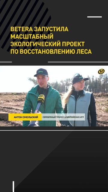 Betera запустила масштабный экологический проект по восстановлению леса