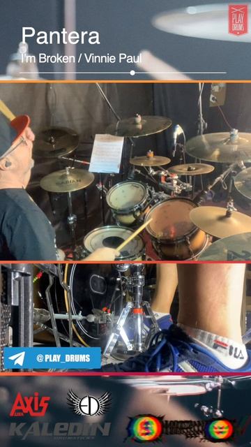 Pantera - I'm Broken - Vinnie Paul | Александр Смирнов #drumcover #drumbeat