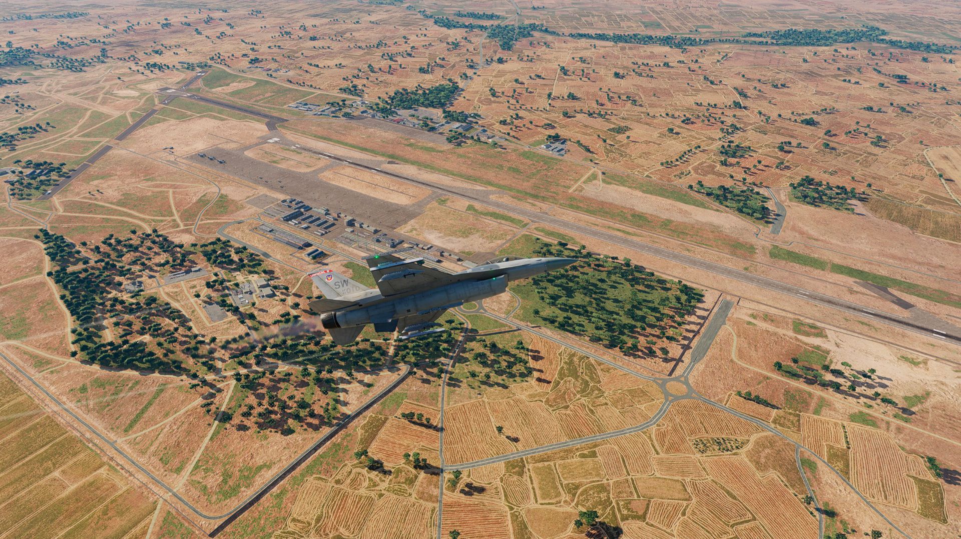 DCS: Syria Map - Flight over the Ercan International Airport