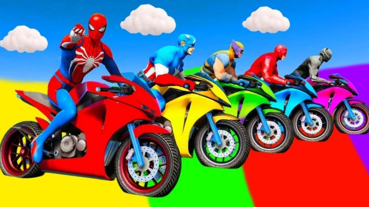 ГОНКИ С ПРЕПЯТСТВИЯМИ ДЛЯ СУПЕРГЕРОЕВ 🕷️ ЧЕЛОВЕК ПАУК ПРОТИВ БЭТМЕНА И ХАЛКА №2