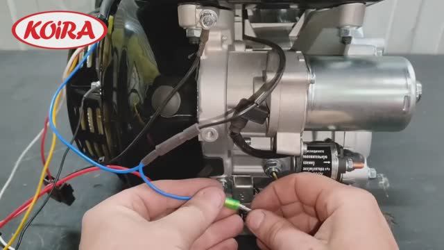 Проводка двигателя мотособаки