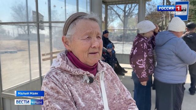 В Малом Маяке вблизи Алушты благоустраивают центр села