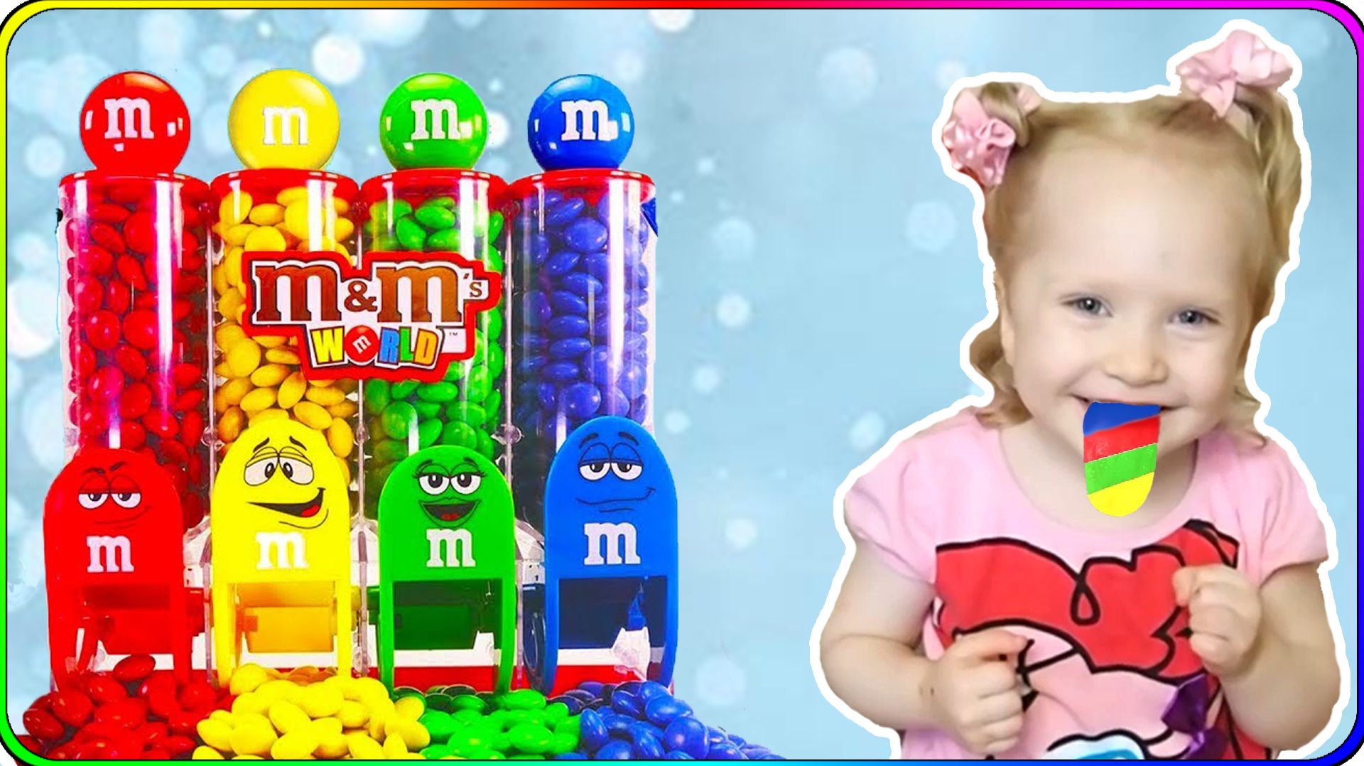 Учим цвета с фруктами. Тома и Человек Паук играют на кухне и детской площадке