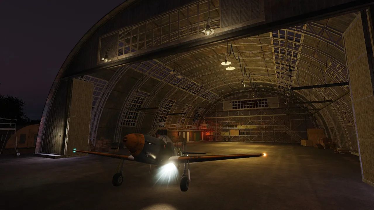 DCS:Normandy2 - Lighting in hangars