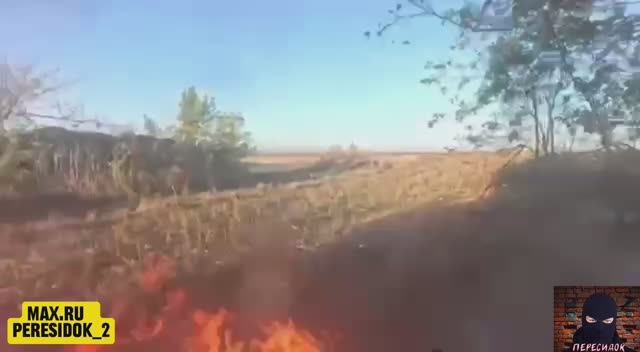 Удар фпв по нашему квадроциклу (вид от первого лица)