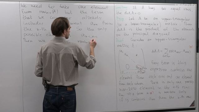 Smirnov S.V. - Linear Algebra - 8. Determinant of a Square Matrix