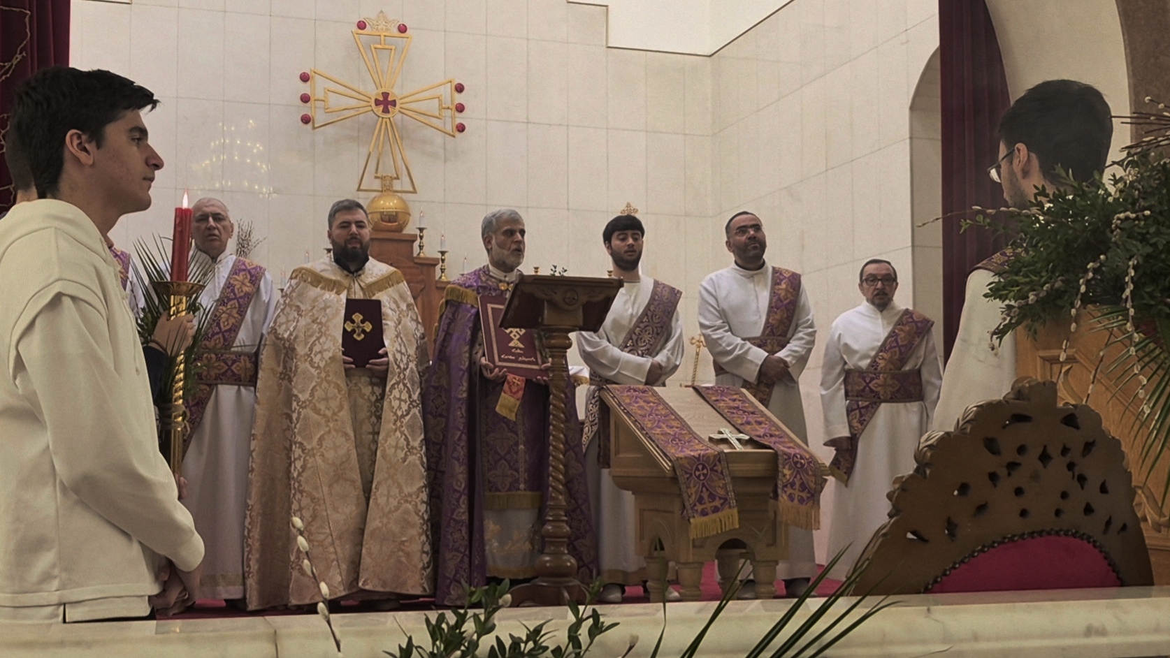 Вербное Воскресенье в Ассирийской Церкви Востока Святой Девы Марии в Москве 🎊🙌🙏❤️