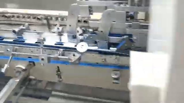 Работа встроенной клеевой системы KQ Automation холодного клея с датчиком контроля клея PJC-600