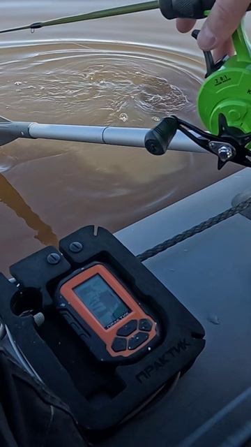 Ловля судака сплавом в отвес с Практиком