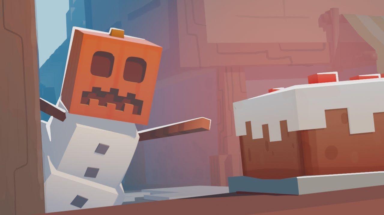 Ограбление торта! (анимация Minecraft)