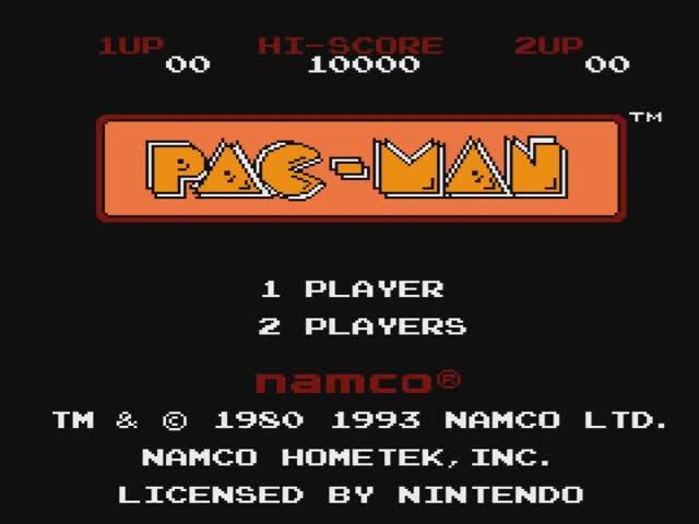 Pac-Man NES Прохождение